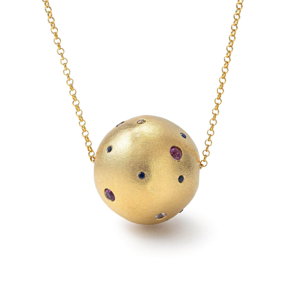 German Kabirski Orbis Sapphire Necklace – High End Beauty