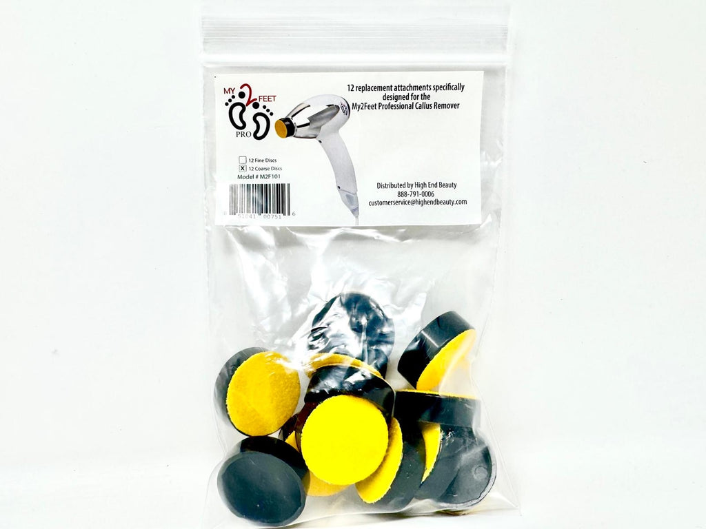 My2Feet Coarse Replacement Discs - 12 Pack – High End Beauty