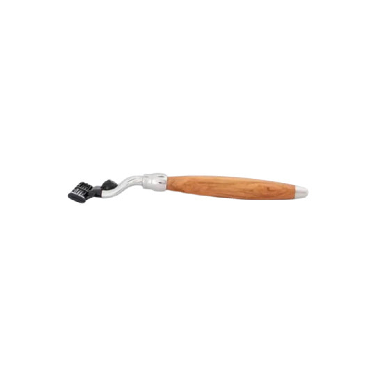 Plisson 1808 Mach3 Razor - Olive Wood and Palladium | Plisson 1808 ...